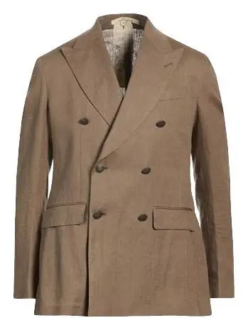 MESSAGERIE Blazer Taupe Size Cotton, Polyamide, Elastane - Grey
