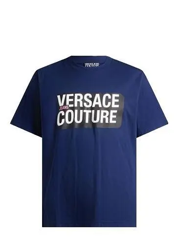 Versace T-shirt Size Cotton - Blue
