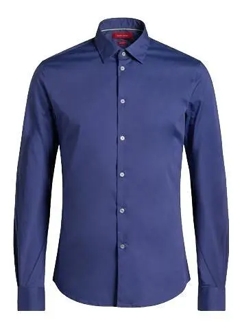 GAUDI Shirt Size Cotton, Polyamide, Elastane - Navy