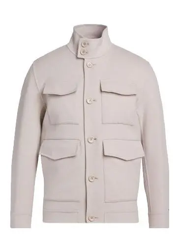 PALTO' Light Wool & Nylon Jacket - Grey