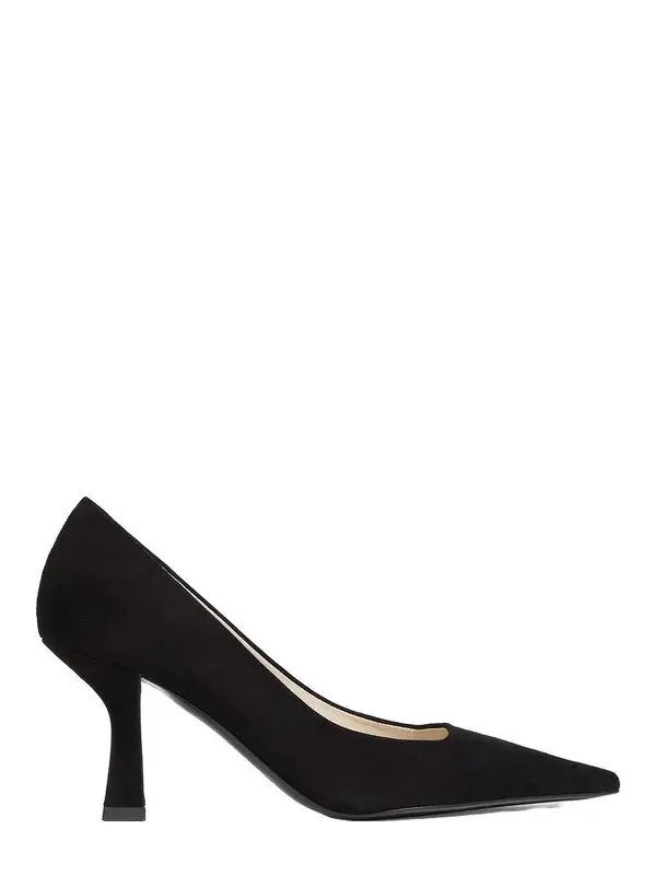 Sandro Suede Pointed Toe Pumps - Black