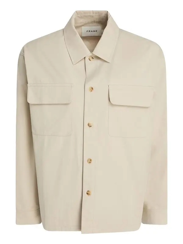 FRAME Cottontwill Shirt - Beige