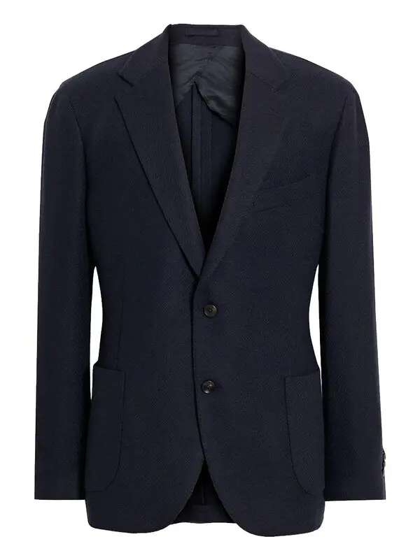 LARDINI Wooltwill Blazer - Navy