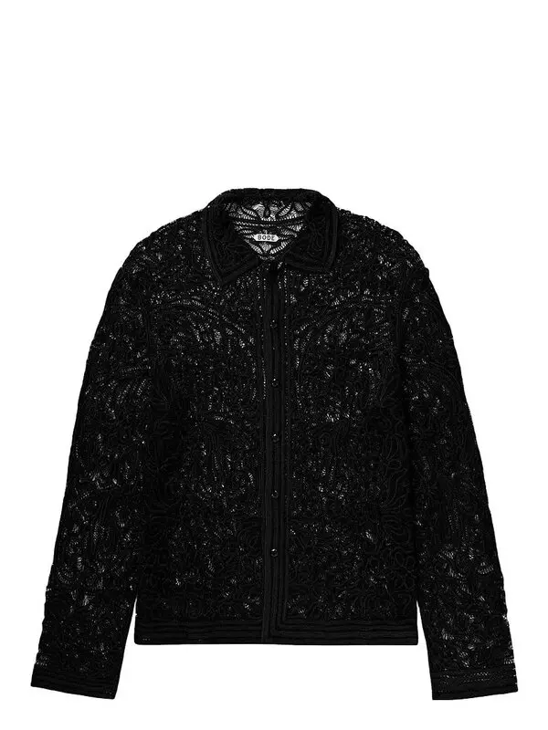 BODE Lace Shirt - Black