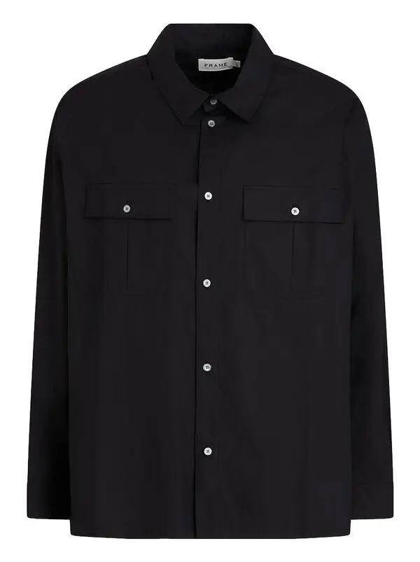 FRAME Cottonpoplin Shirt - Black