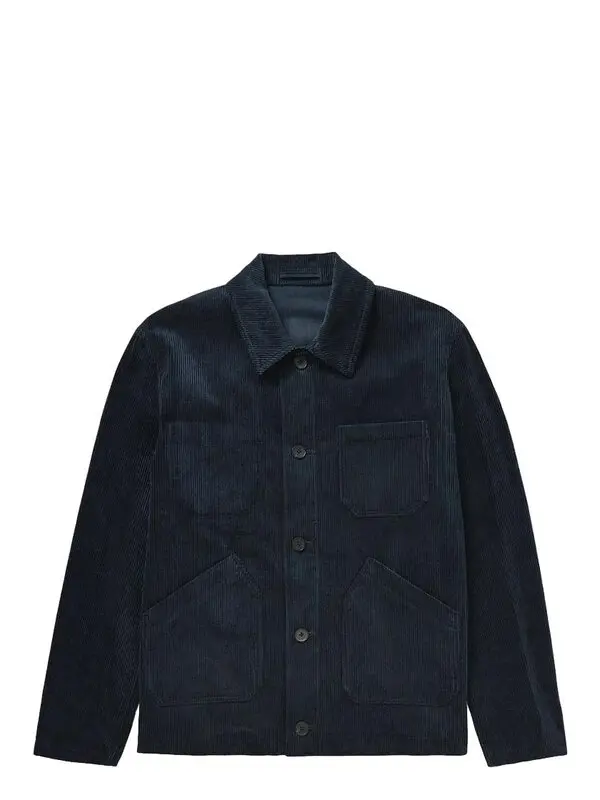 Mr P. Cotton Corduroy Chore Jacket - Navy