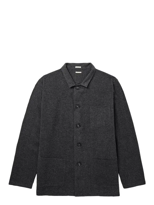 Massimo Alba Wool, Silk, And Cashmere Blend Jacket - Anthracite