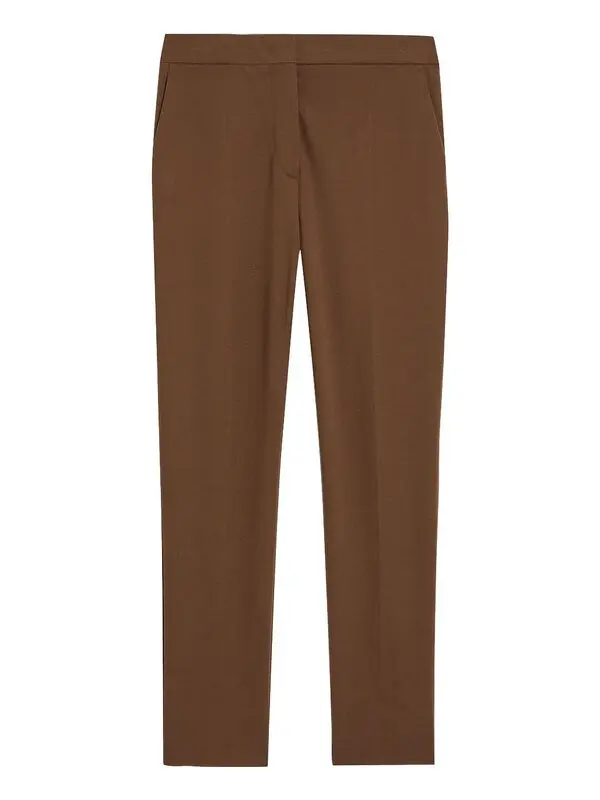 Max Mara Jersey Slim-leg Pants - Brown