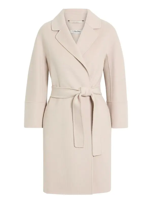 Max Mara Arona Woolfelt Coat - Beige