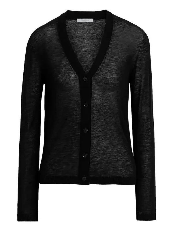 Max Mara Wool Cardigan - Black