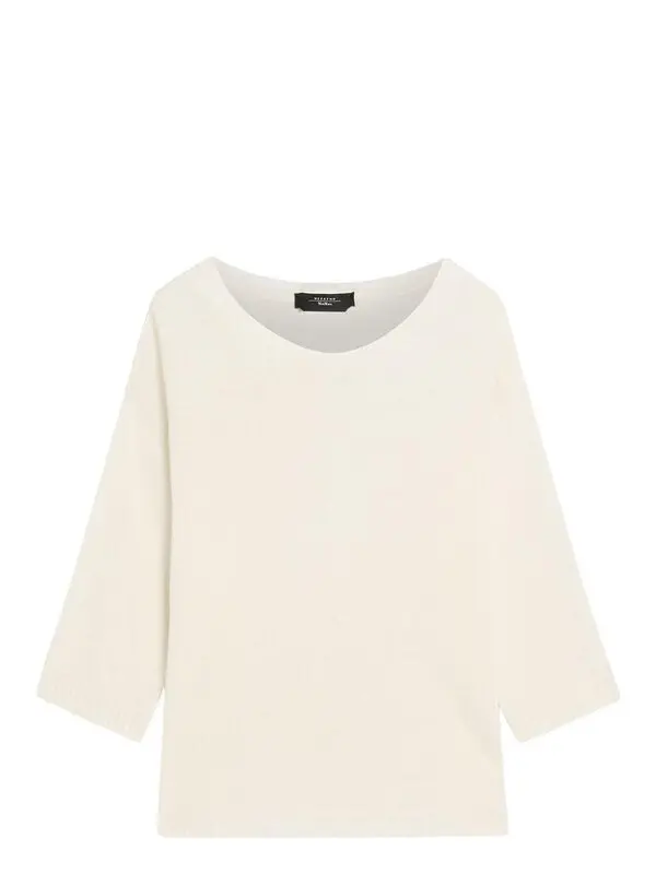 Max Mara Linen Knit Sweater - Ecru