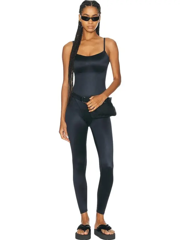NIKESKIMS Shine Cami One Piece - Obsidian