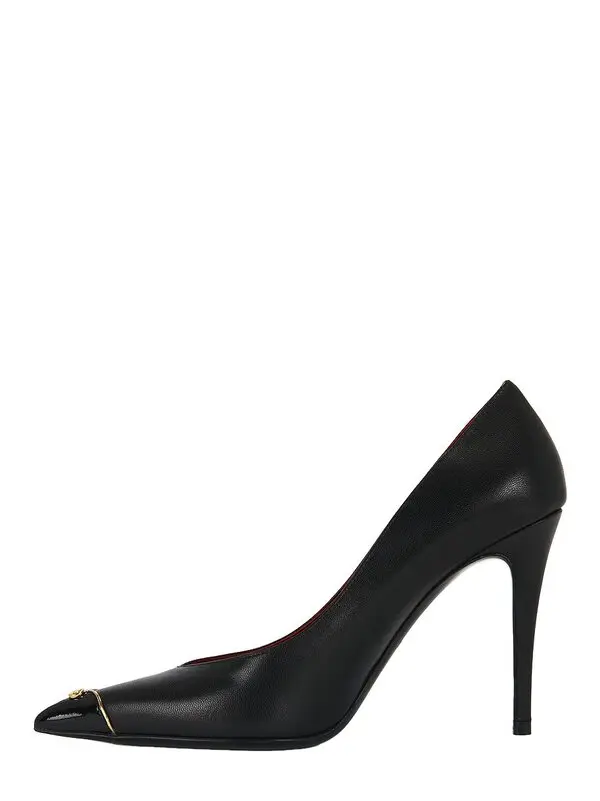 Valentino Garavani Vlogo Heartip Pump - Nero