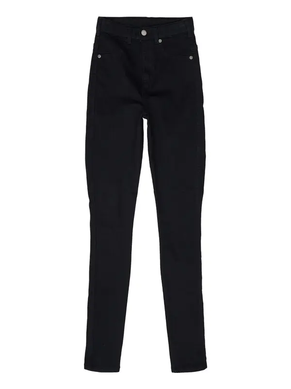 DR. DENIM Solitaire High Skinny Jeans - Black