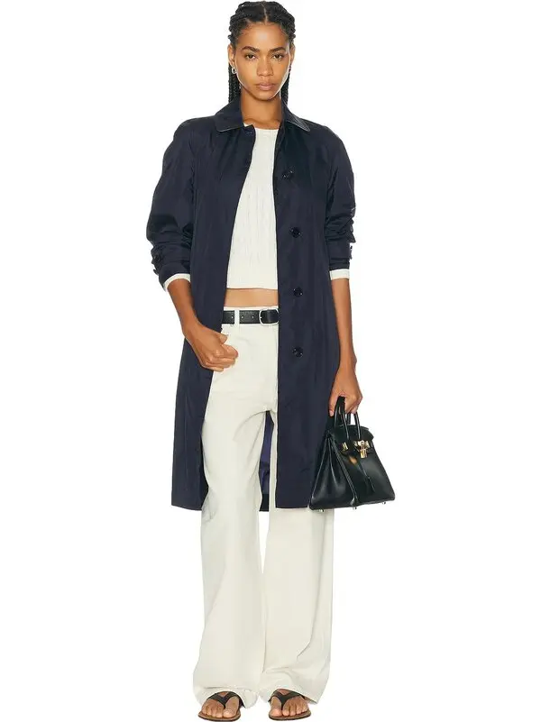 Burberry Tickhill Coat - Navy