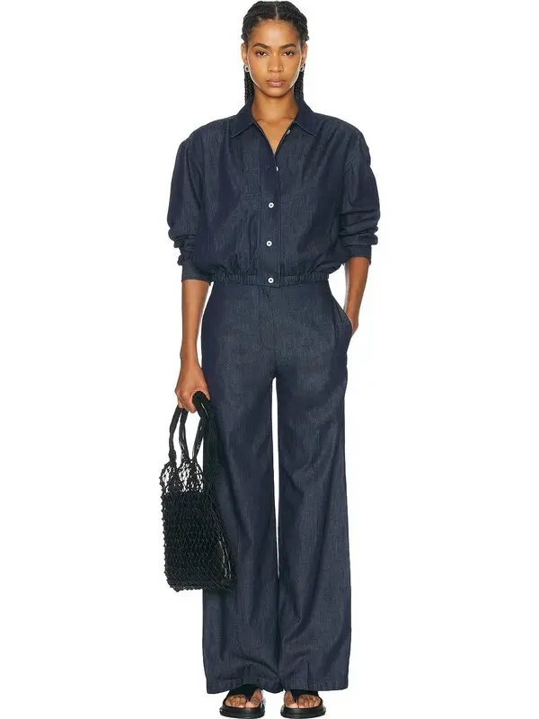JIL SANDER Denim Shirt Jacket - Magnet