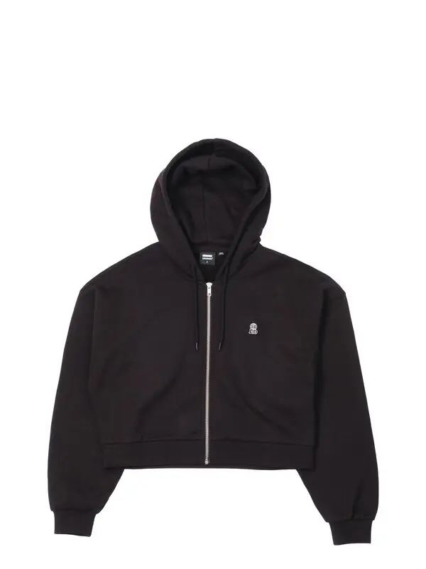 DR. DENIM Ethel Zip Hoodie - Black