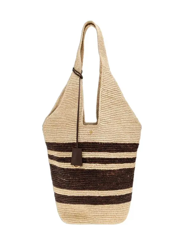 ANINE BING Woven Tote Bag - Nude