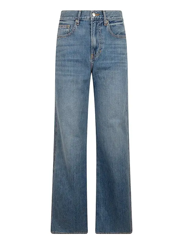 Veronica Beard High-rise Wide-leg Jeans - Blue