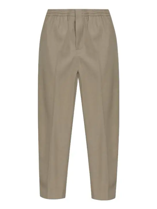 Bottega Veneta Elastic Waist Casual Pants - Gray