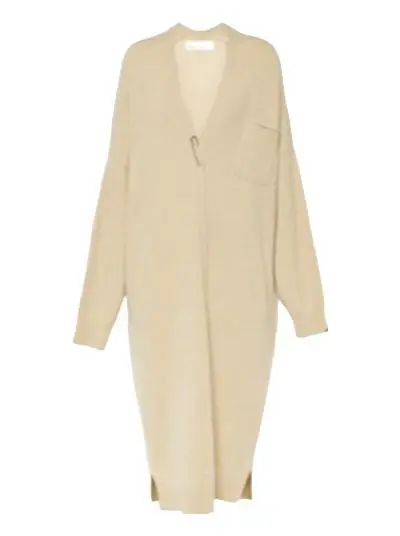 Extreme Cashmere Oversized Knit Cardigan - Nude