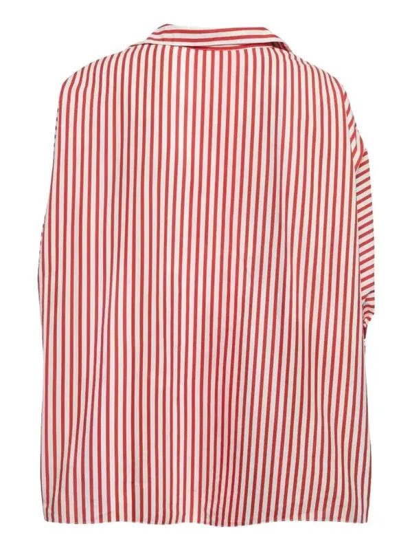 Carolina Herrera Striped Oversized Top - Red