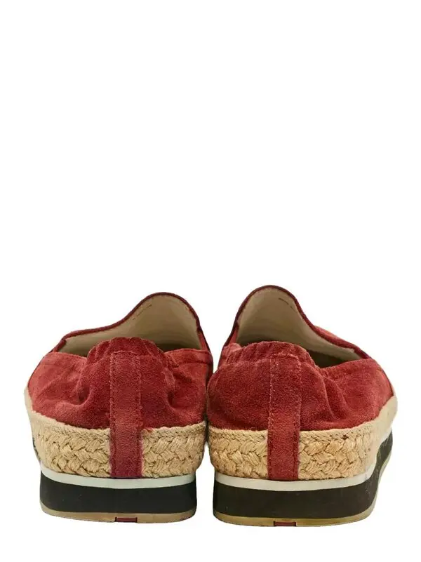 Prada Suede Espadrilles - Red