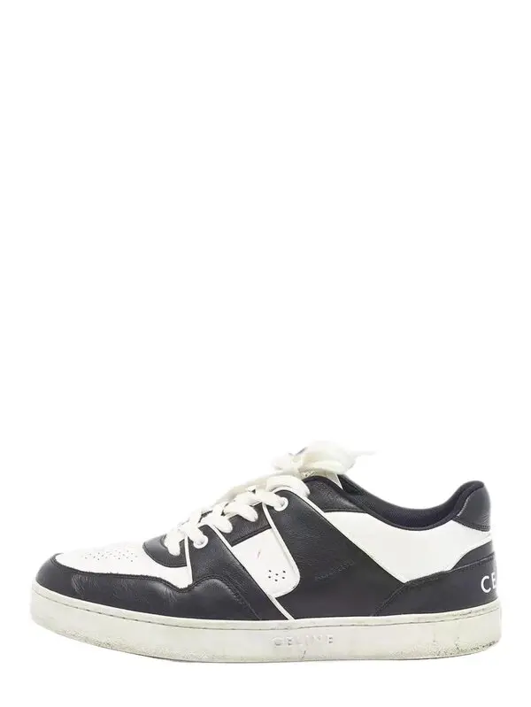 Celine Ct-07 Leather Sneakers - Black