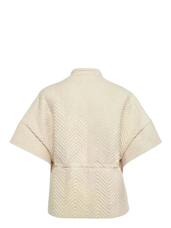 Gucci High-neck Quilted Jacket - Neutrals