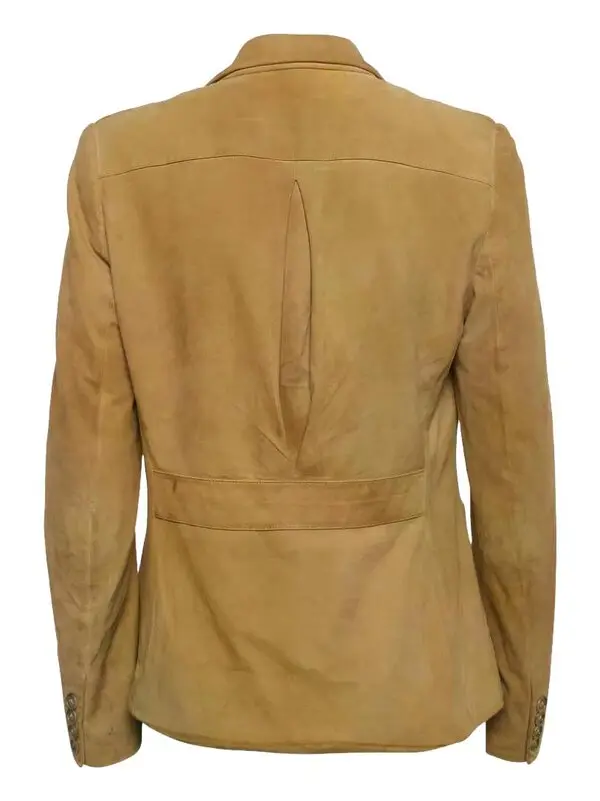 Ralph Lauren Single-breasted Suede Blazer - Neutrals