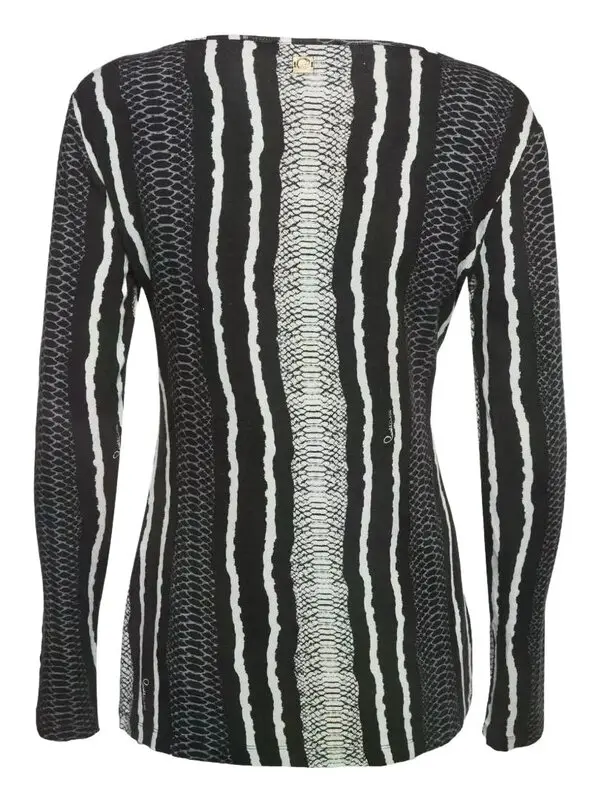 Roberto Cavalli Long Sleeve Top - Black