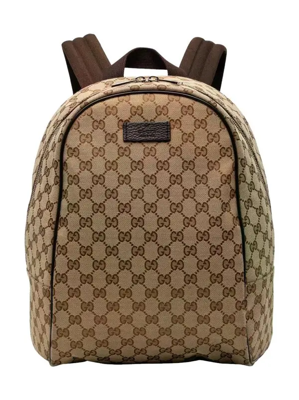 Gucci Gg Canvas Backpack - Neutrals