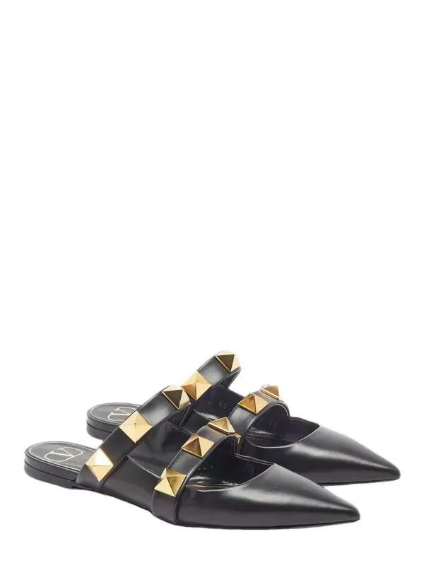 Valentino Garavani Roman Stud Mules - Black
