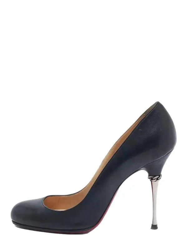 CHRISTIAN LOUBOUTIN Chain-link Heel Pumps - Black