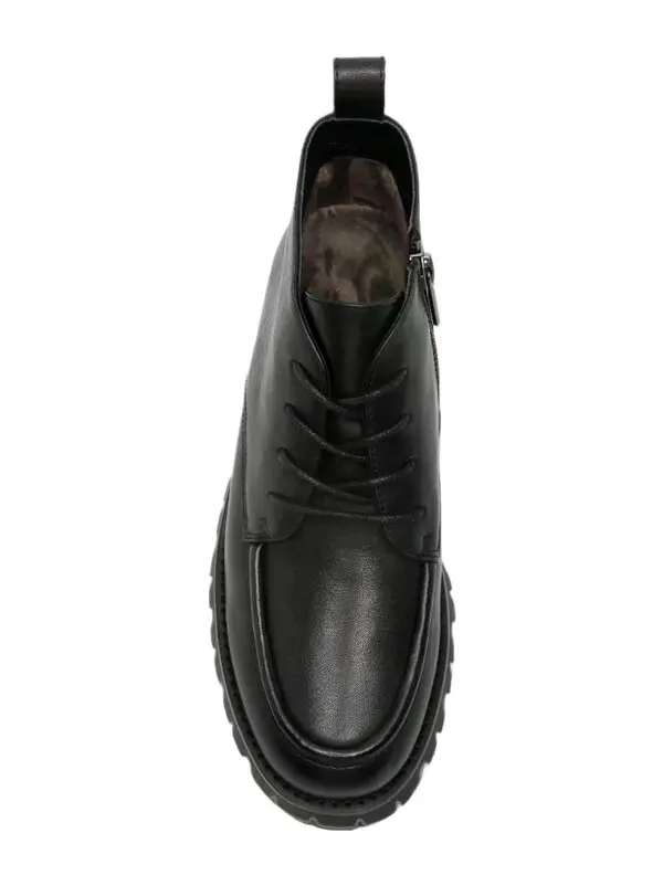 SERGIO MORETTI FIRENZE Lace-up Ankle Boots - Black