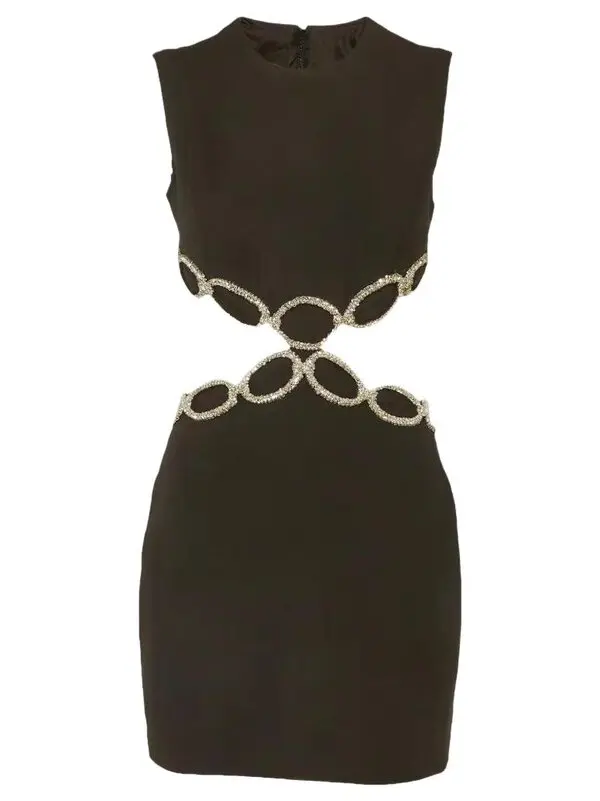 Valentino Garavani Cut-out Detail Mini Dress - Black
