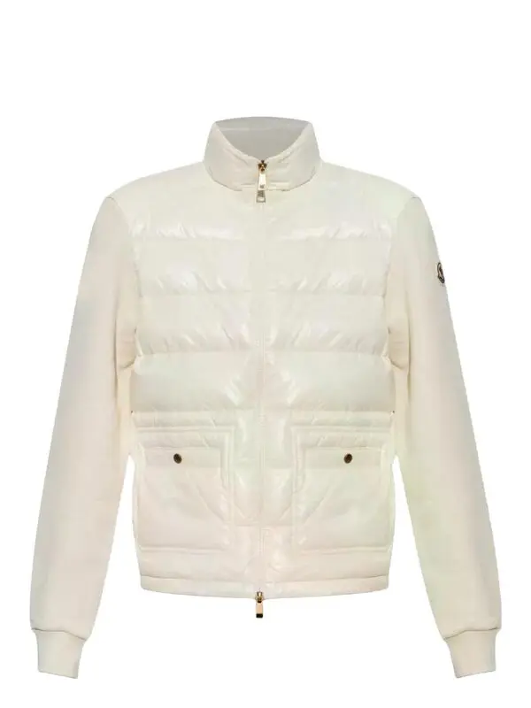 Moncler Horizontal-quilted Padded Jacket - White