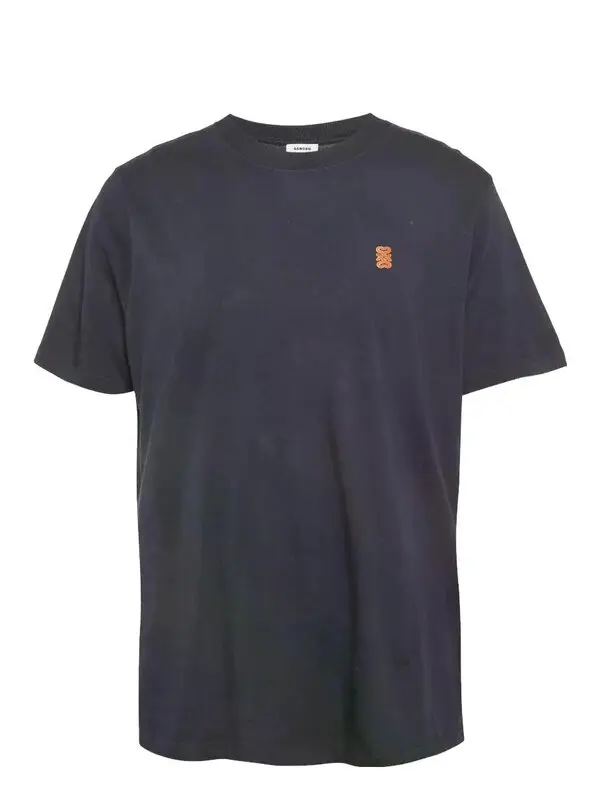 Sandro Logo-patch T-shirt - Blue