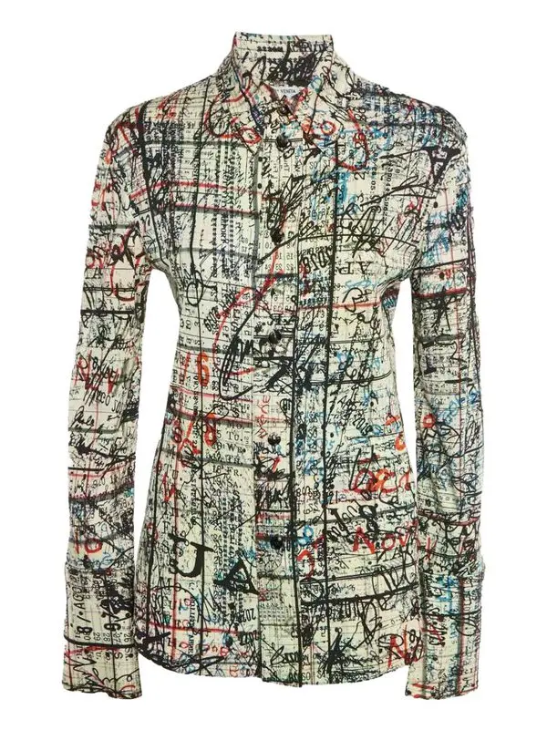 Bottega Veneta Memory Print Shirt - Neutrals