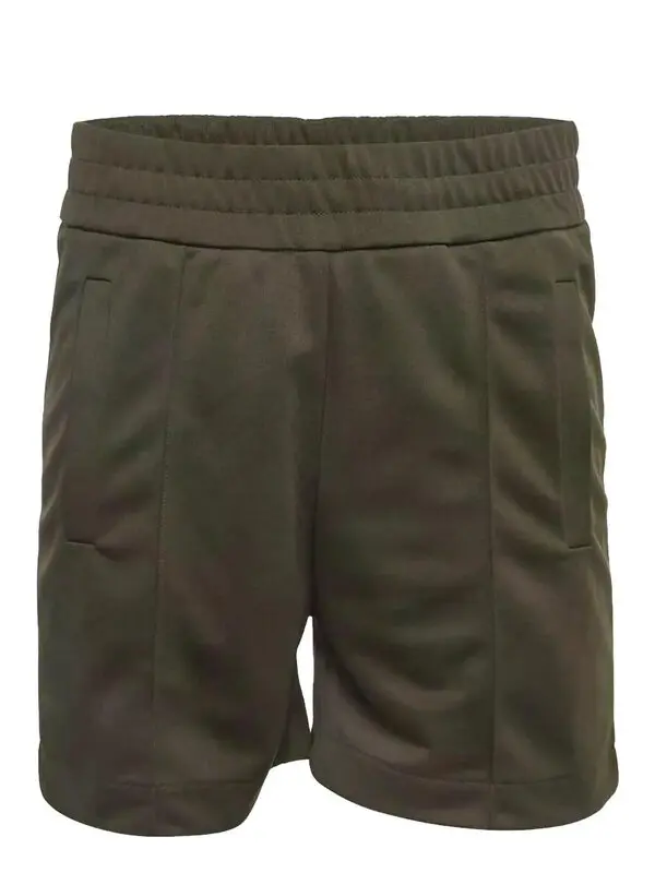 Palm Angels Logo Print Shorts - Brown