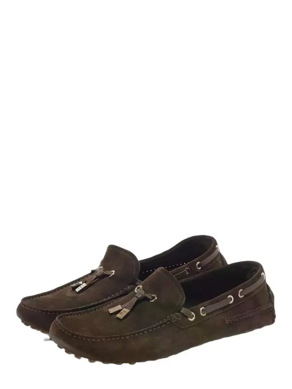 Dior Suede Boat Shoes - Brown