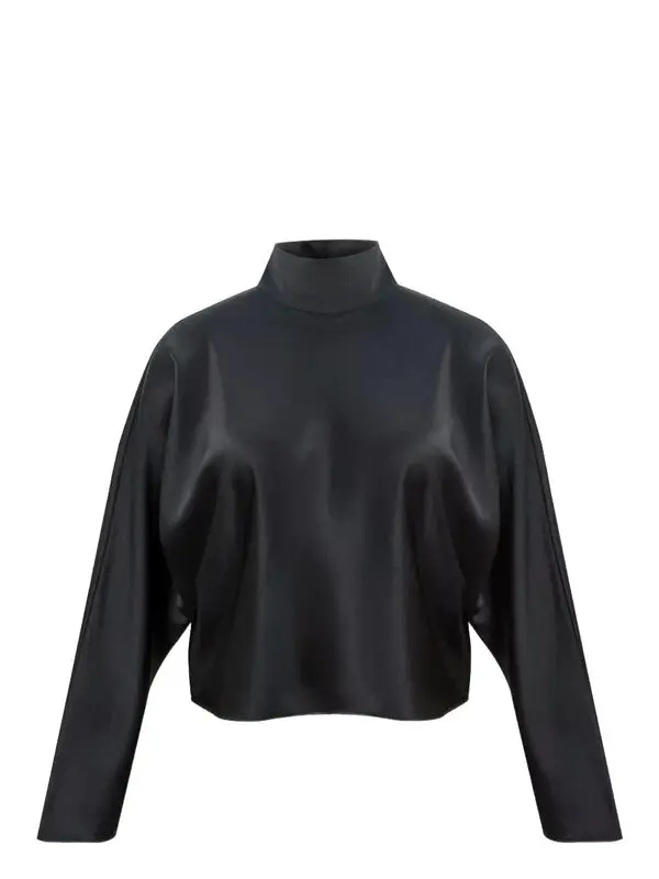 OCCLEUS Tonya Long-sleeve Blouse - Black