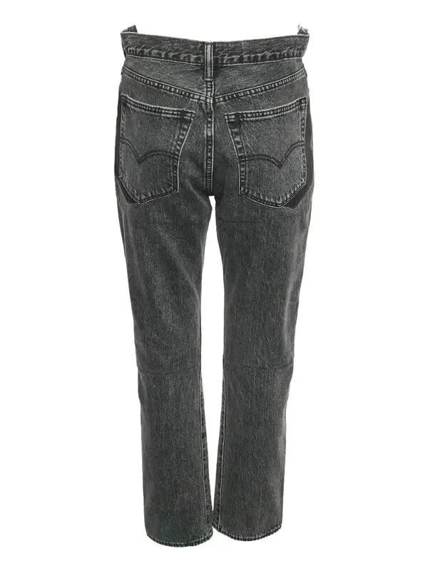Vetements X Levi's Reworked High-waisted Jeans - Black