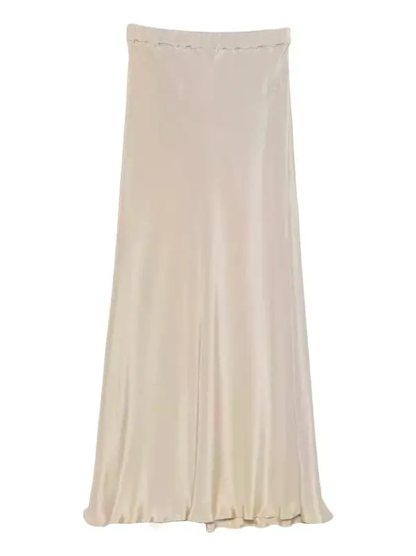 Max Mara Sospiro Satin Skirt - Neutrals