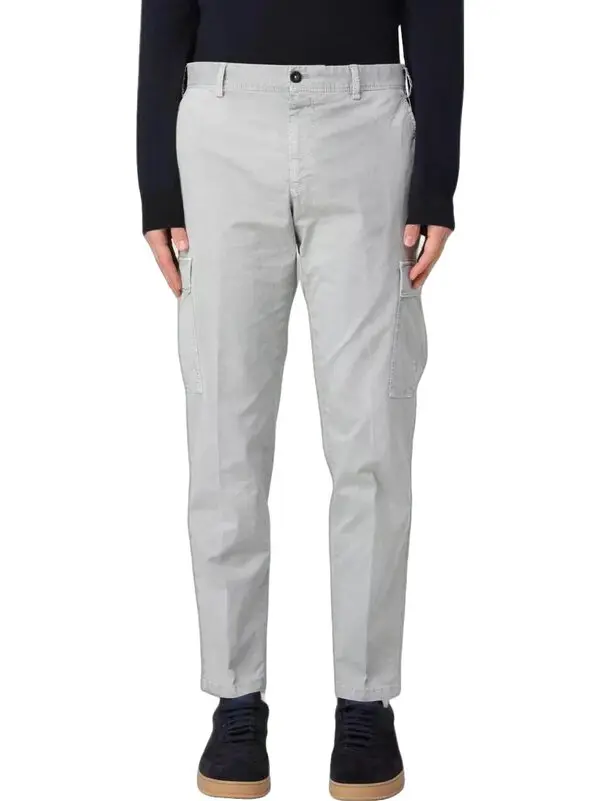 PT TORINO Cotton Cargo Trousers - Grey