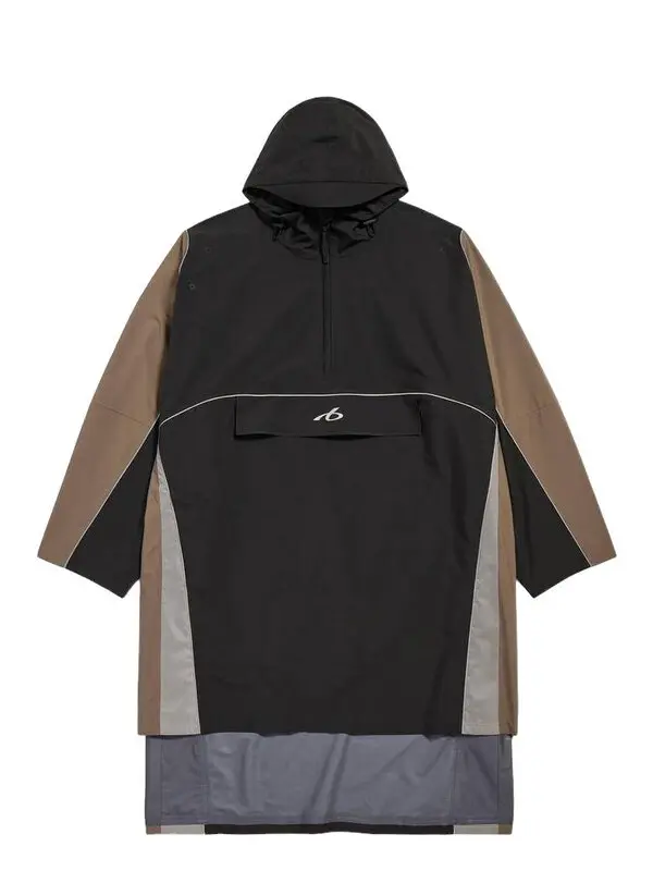 Balenciaga Hooded Techwear Poncho - Black