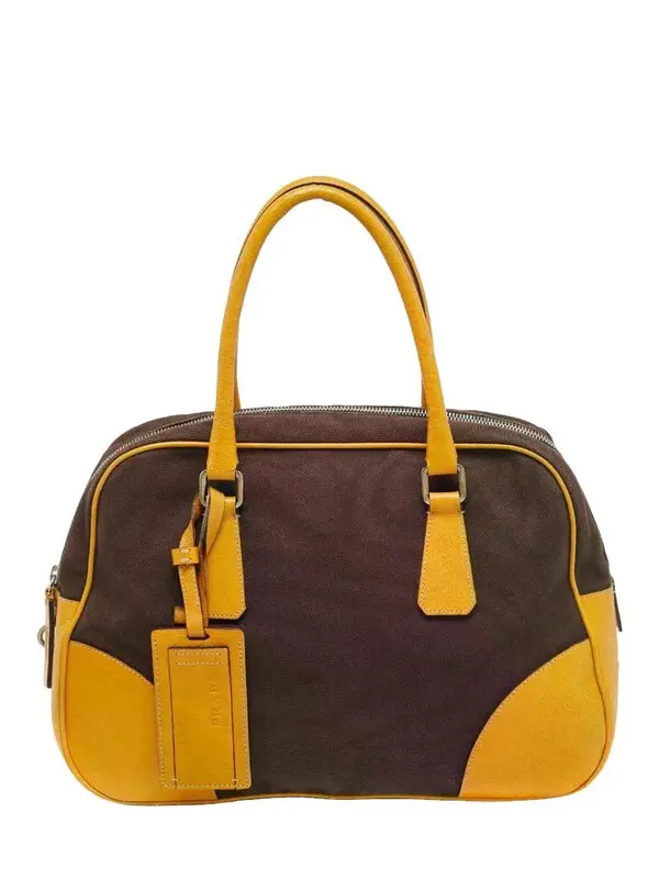 Prada Bowler Tote Bag - Brown