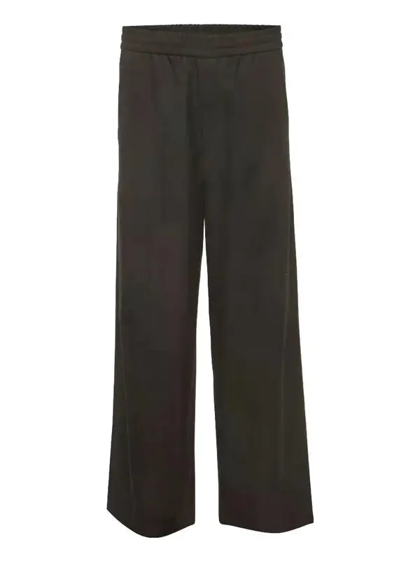 MAISON MARGIELA Twill Wide-leg Trousers - Black