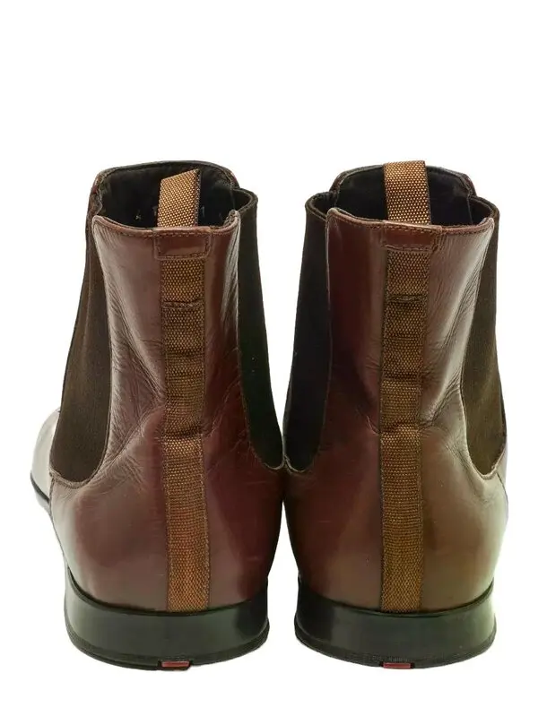 Prada Elasticated Chelsea Boots - Brown