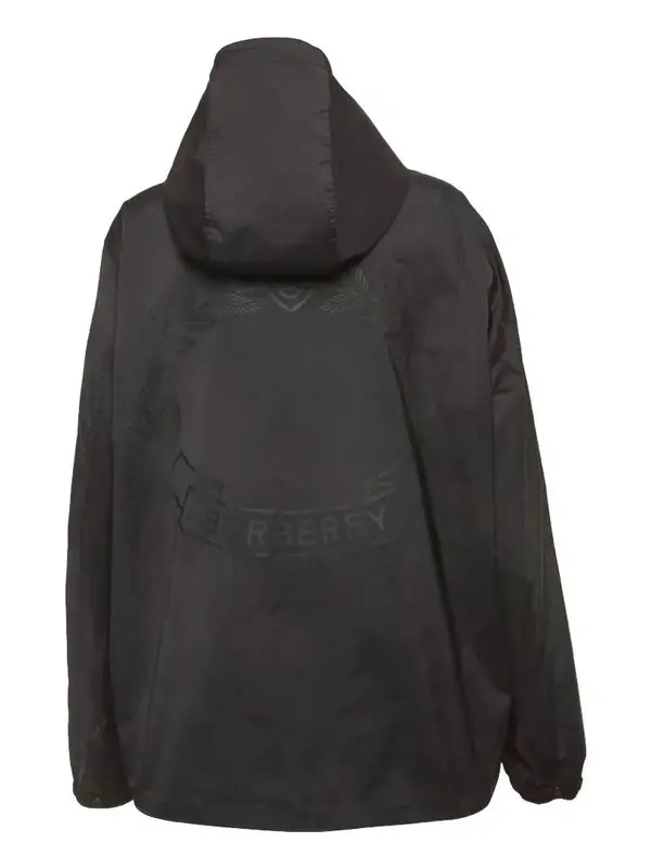 Burberry Oak Leaf Hoodie Jacket - Black
